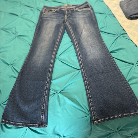 Nd Weekend | Jeans | Indigo Blue Flare Wide Leg Jeans With Classic Wash ...